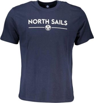 North Sails Bedrucktes Logo-T-Shirt - - Tops - Herren - Blau - 2XL