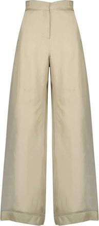 Max Mara Femme, Pantalons, Beige, Taille: 34 FR Pantalon Olivi
