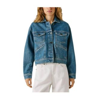 Pepe Jeans London Femme, Vestes, Bleu, Taille: 38 FR Veste en jean