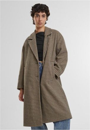 Urban Classics Kurzjacke Ladies Oversized Plaid Coat