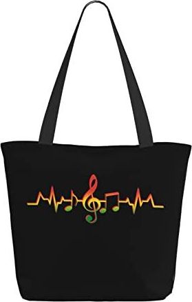 AOOEDM Jamaica Reggae Music Ladies Shopping Bag 13x11x7in.Le cadeau parfait pour la Saint-Valentin.Cest de la Saint-Valentin pour maman, fille, &eacute;pouse, etc