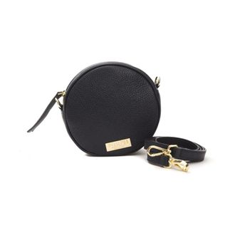 Pompei Donatella Leder-Umh&auml;ngetasche mit sichtbarem Logo - - Bags - Damen - Grau - ONE SIZE