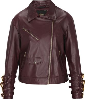 Faina Jacke Frauen Burgund