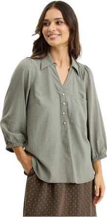 In Front IN Front, Femme, Blouses et Chemises, Vert, Taille: 44 FR Chemises