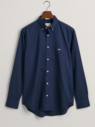 GANT Leichtes Hemd mit Brusttasche und Logo-Stitching, Regular Fit in