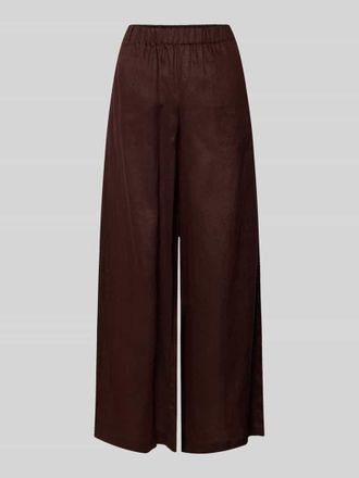 Ecoalf Wide Leg Leinenhose mit elastischem Bund Modell MOSSI