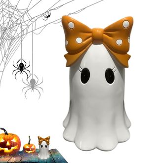 Generic Geisterfigur - Geist aus Harz f&uuml;r Halloween | Ornamente aus Harz mit f&uuml;r Zimmer Set Geisterhaus Fotografie Hochzeit Gothic Tisch