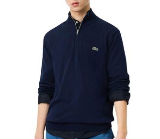 Lacoste Kapuzenpullover 1/4 Zipper Pullover Herren