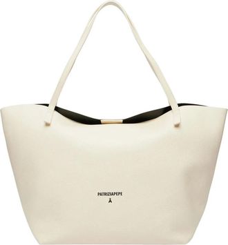 Patrizia Pepe Femme, Sacs, Blanc, Taille: ONE Size Shopper Bag
