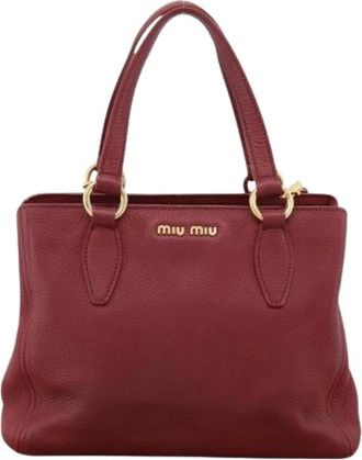 Miu Miu Damen, Pre-Owned, Rot, ONE SIZEGr&ouml;&szlig;e