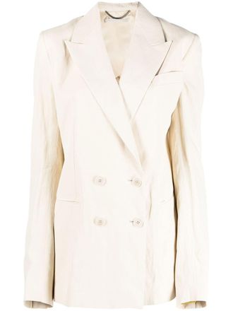 Stella McCartney Doppelreihiger Blazer - Nude