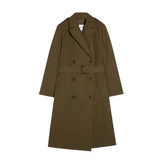 Aspesi Trench en toile avec ouate Thermore - Femme - Manteaux - Vert - Taille: 40 FR