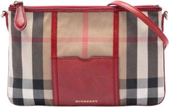 Burberry Sac bandouli&egrave;re en toile Pre-owned - Femme - Pre-owned - Multicolore - Taille: ONE Size