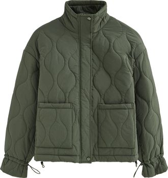 Polo Club Jacke Gadea waldgr&uuml;n mit Polo Club-Logo