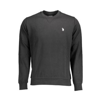 U.S.Polo Association U.s. Polo Assn. Schwarzer Baumwoll-Herrenpullover - - Sweatshirts & Hoodies - Herren - Schwarzk - 2XL