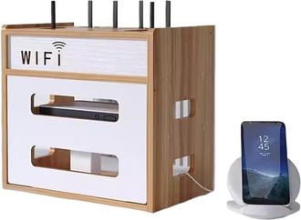 Generic Steckdosenleisten-Management-Versteckregal, Desktop-Organizer-Regale und Kabel(A)