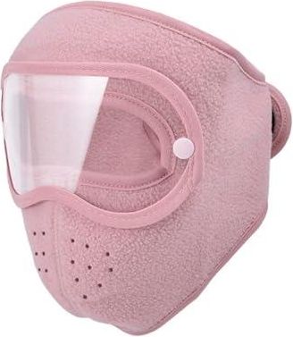 Generic Masque de protection du visage en polaire avec protection - Unisexe - R&eacute;sistant au froid - Protection du visage - Masque dhiver chaud avec oreillette 