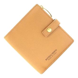 Bottega Veneta Portefeuille Pre-owned (bi-pli) - Femme - Pre-owned - Beige - Taille: ONE Size