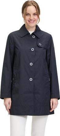 Betty Barclay Damen Kurzmantel mit Taschen 46, Dunkelblau