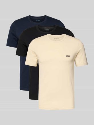 HUGO BOSS Regular Fit T-Shirt im 3er-Pack aus reiner Baumwolle