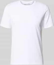 Scotch & Soda T-Shirt mit Label-Stitching und Rundhalsausschnitt