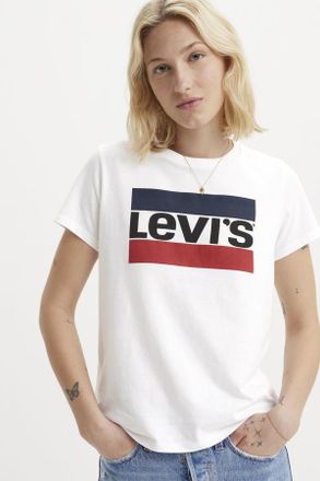 Levi's T Shirt Graphique - Femme - Blanc / White - 2XS