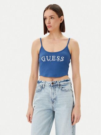 Guess Top V5GP16 K8RT2 Blau Regular Fit