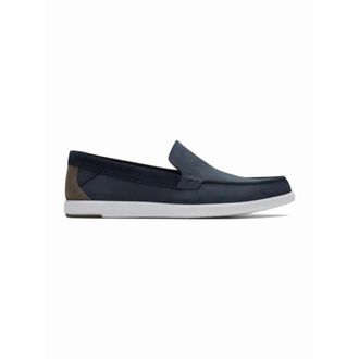 Clarks Slip-On Mokassin Sommerschuh - - Shoes - Herren - Blau - 40 1/2 EU