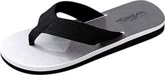 Generic Hommes Tongs Été Antidérapante Flip Flops Plates Pantoufles Été Bout Ouvert Tongues Homme Chaussures De Plage Et Piscine Homme Confortable Sandales Ét