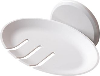 Baoblaze Abnehmbarer selbstentleerender Seifenhalter, Seifendeck, Seifenschale mit Saugnapf, Seifenkiste zur Wandmontage, Seifenschale für die Arbeitsplatte in