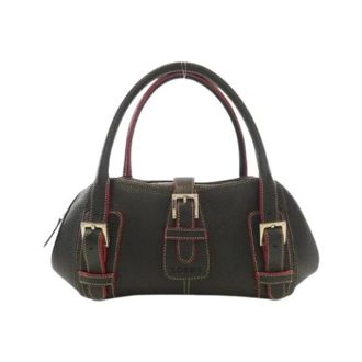 Loewe Pre-owned Senda Leder Schultertasche - - Pre-owned - Damen - Schwarzk - ONE SIZE