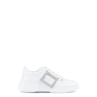 Roger Vivier Femme, Chaussures, Blanc, Taille: 40 EU Baskets