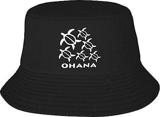 Generic Chapeau De Seau Unisexe Ohana Honu Tortue De Mer Hawa&iuml;enne Hommes Chapeau De Seau Respirant &Eacute;t&eacute; Bonnet Soleil, pour De P&ecirc;che, Le Camping, La Randonn&eacute;e