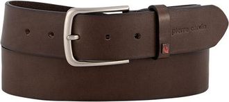 Pierre Cardin Herren Gürtel braun Glattleder