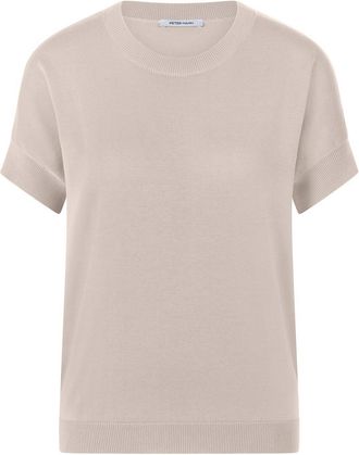 Peter Hahn Rundhals-Pullover aus 100% SUPIMA-Baumwolle Peter Hahn beige