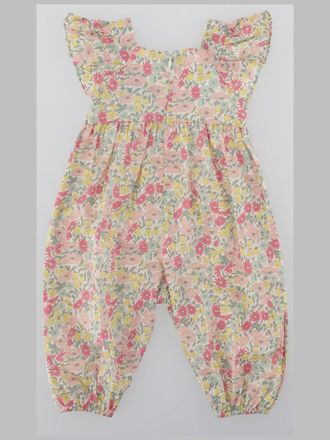 Tartine Et Chocolat Liberty Floral Cotton Romper - Pink