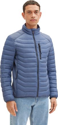 Tom Tailor Herren 1036075 Hybrid Steppjacke mit Stehkragen, 10877-China Blue, L