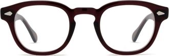 Moscot Brille mit geometrischem Gestell - Schwarz