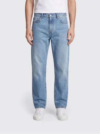Jacquemus Jean Le De-N&icirc;mes en denim stretch taille mi-haute &agrave; coupe droite