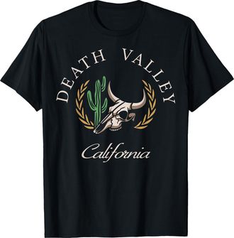 Trendy Apparel Death Valley California Bovine Longhorn Skull T-Shirt