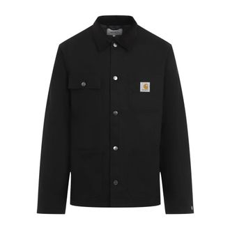 Carhartt Work in Progress Schwarzer Michigan Mantel - - Jackets - Herren - Schwarzk - XL