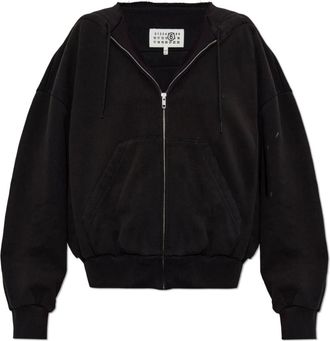 Maison Margiela Femme, Sweatshirts et sweats &agrave; capuche, Noir, Taille: 38 FR SweaT-shirt effet vintage