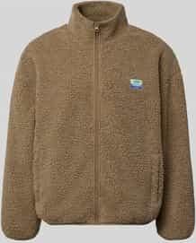American Vintage Sweatjacke mit Logo-Patch Modell HOKTOWN