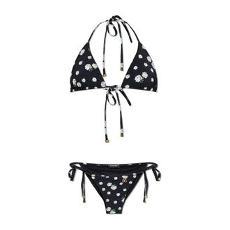 Dolce & Gabbana Femme, Maillots de bain, Noir, Taille: 40 FR Maillot de bain deux pi&egrave;ces