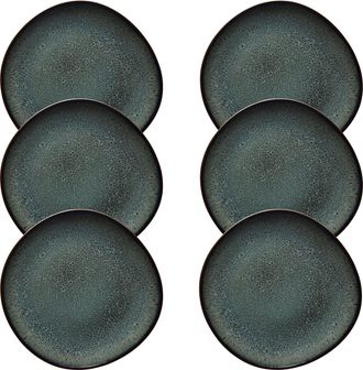 like. by Villeroy & Boch Villeroy & Boch like. by Lave gris 6x Frühstücksteller, 23cm, Steingut, grau