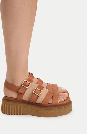 Clarks Sandalen Evamar Strap 26185889 Braun