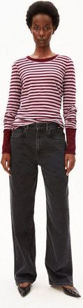 Armedangels Longsleeve EINIAARA STRIPES Longsleeve aus Bio-Baumwolle Slim Fit