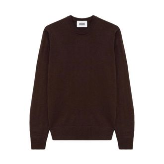 Alpha Studio Pull col rond - Homme - Pulls - Brun - Taille: L