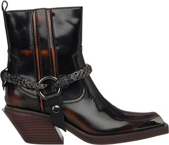 Alma En Pena Alma EN Pena, Femme, Chaussures, Brun, Taille: 36 EU Bootie avec détail serpent