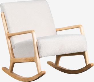 Sklum Schaukelstuhl mit Chenille Maylene